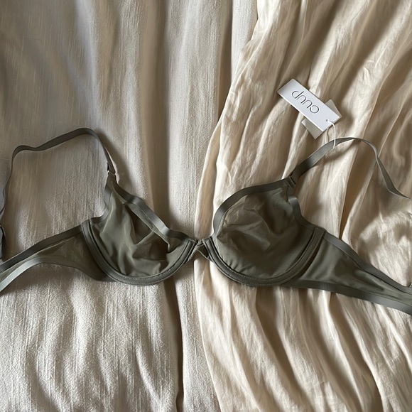 CUUP | Intimates & Sleepwear | Nwt Cuup Plunge Mesh Bra | Poshmark